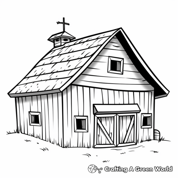 Barn Coloring Pages - Free & Printable!