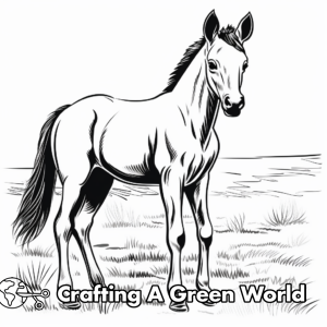 Foal Coloring Pages - Free & Printable!