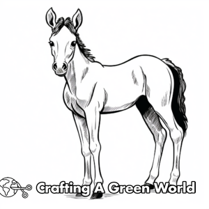 Foal Coloring Pages - Free & Printable!
