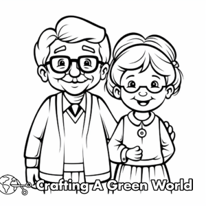 Grandparents Day Coloring Pages - Free & Printable!