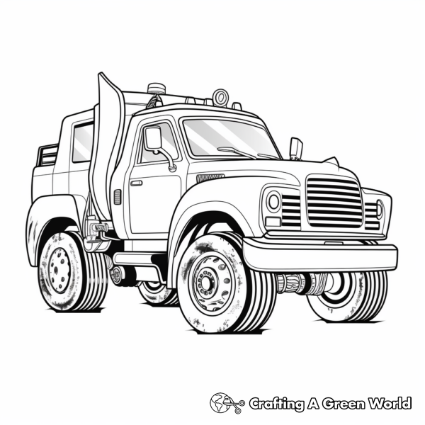 Tow Truck Coloring Pages - Free & Printable!