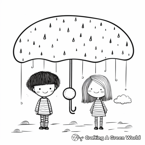 Rainy Day Coloring Pages - Free & Printable!