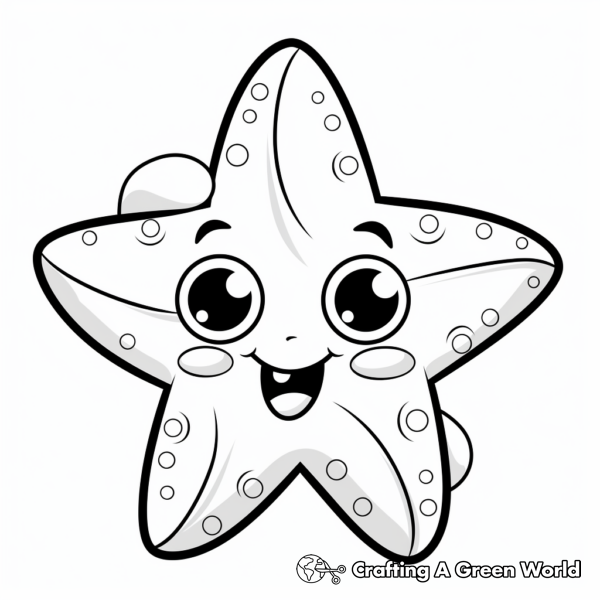 Starfish Coloring Pages - Free & Printable!