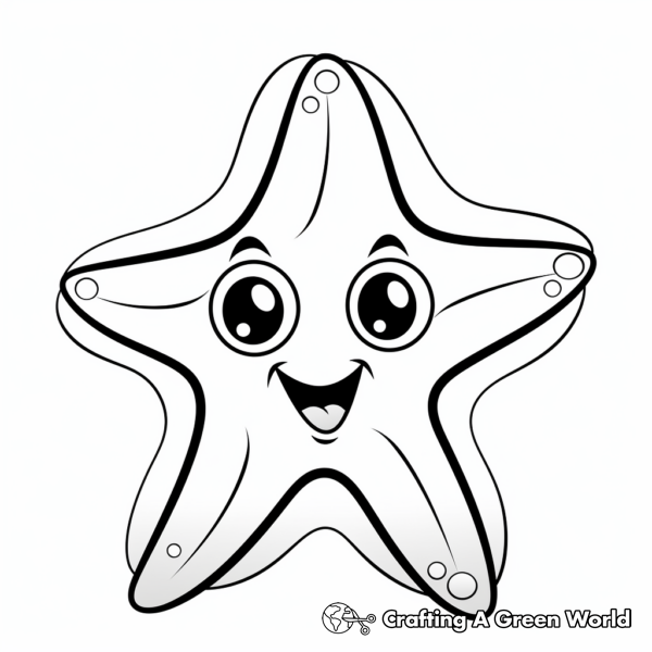Starfish Coloring Pages - Free & Printable!