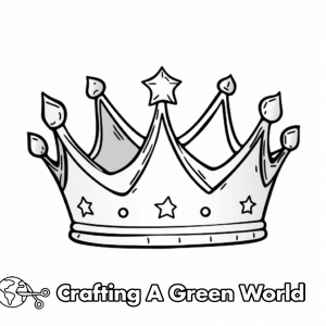 Crown Coloring Pages - Free & Printable!