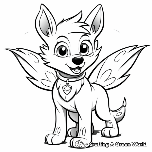 Wolves With Wings Coloring Pages - Free & Printable!