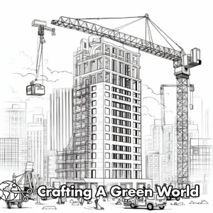 Construction Site Coloring Pages - Free & Printable!