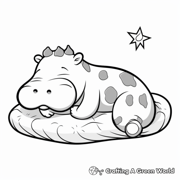 Hippo Coloring Pages - Free & Printable!