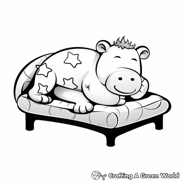 Hippo Coloring Pages - Free & Printable!