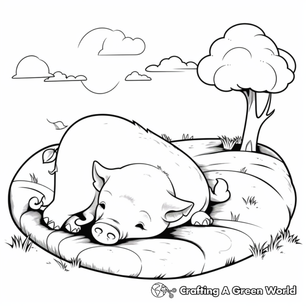 Pig Coloring Pages - Free & Printable!