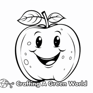 Cute Fruit Coloring Pages - Free & Printable!