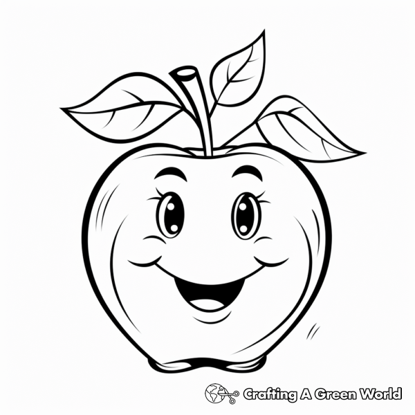 Cute Fruit Coloring Pages - Free & Printable!