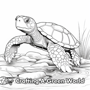 Turtle for Adults Coloring Pages - Free & Printable!