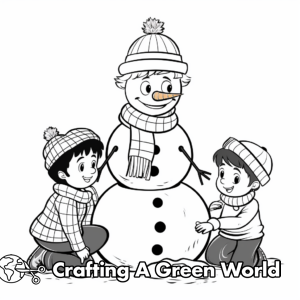 Snowman Coloring Pages - Free & Printable!