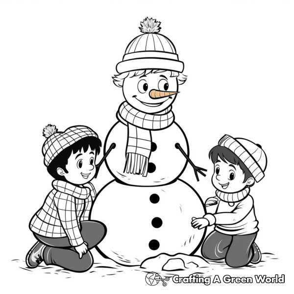 Snowman Coloring Pages - Free & Printable!