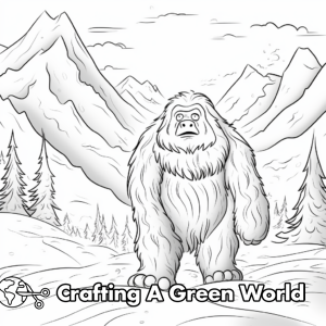 Yeti Coloring Pages - Free & Printable!