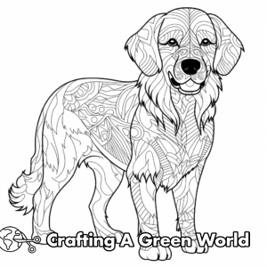 Golden Retriever Coloring Pages - Free & Printable!