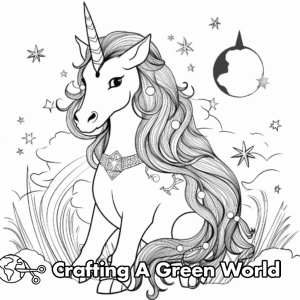 Unicorn Pumpkin Coloring Pages - Free & Printable!