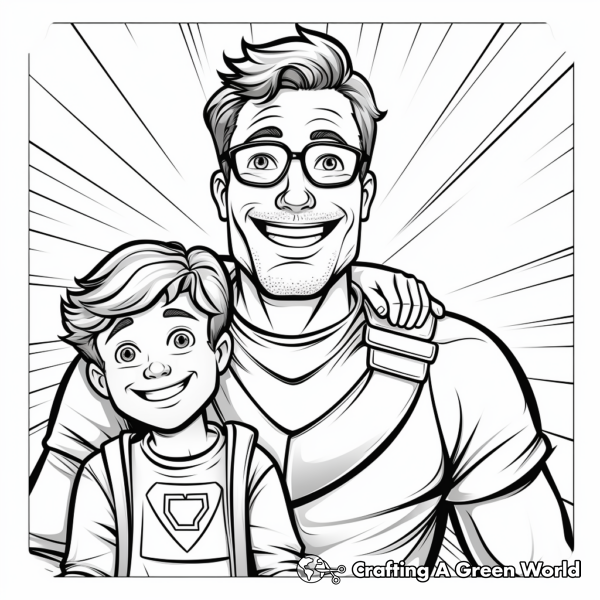 Happy Fathers Day Coloring Pages - Free & Printable!