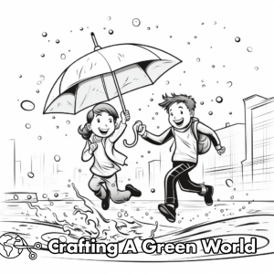 Rainy Day Coloring Pages - Free & Printable!