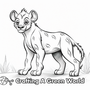 Hyena Coloring Pages - Free & Printable!