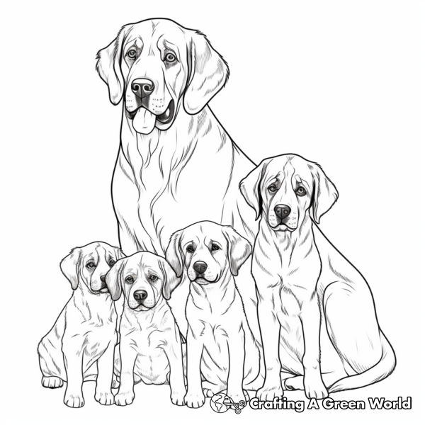 St Bernard Coloring Pages - Free & Printable!