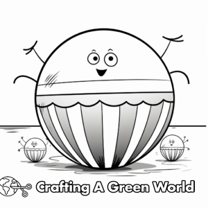 Beach Ball Coloring Pages - Free & Printable!