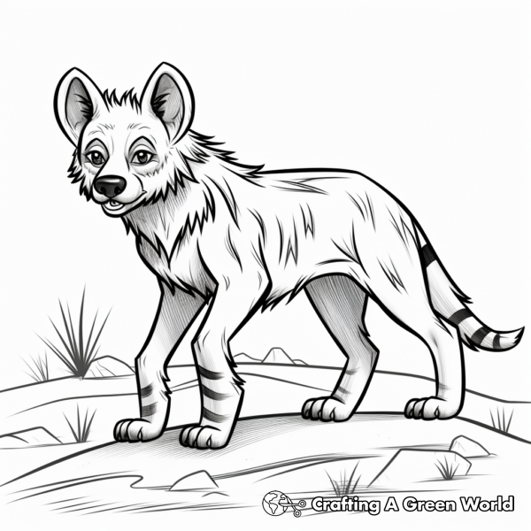 Hyena Coloring Pages - Free & Printable!