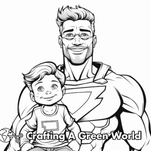 Happy Fathers Day Coloring Pages - Free & Printable!