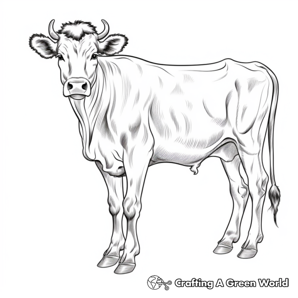 Cow For Adults Coloring Pages - Free & Printable!