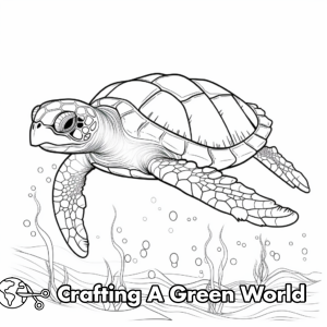Turtle for Adults Coloring Pages - Free & Printable!