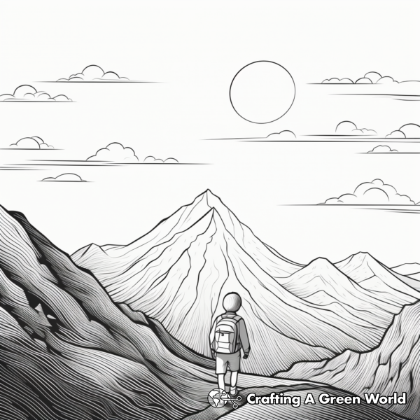 Mountain Coloring Pages - Free & Printable!