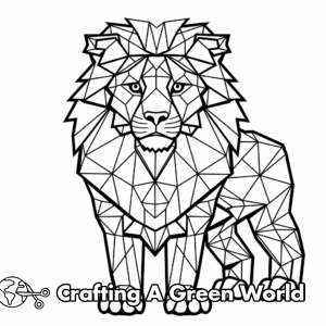 Geometric Animal Coloring Pages - Free & Printable!