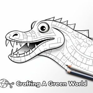 Crocodile Coloring Pages - Free & Printable!