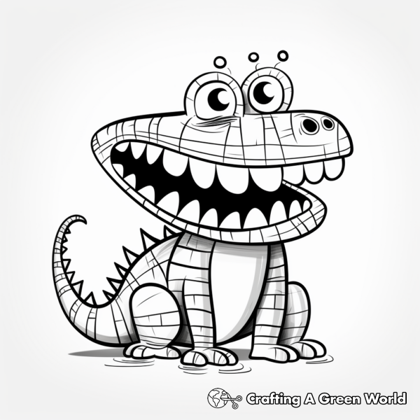 Crocodile Coloring Pages - Free & Printable!