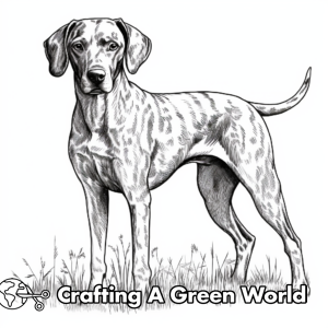 German Shorthaired Pointer Coloring Pages - Free & Printable!