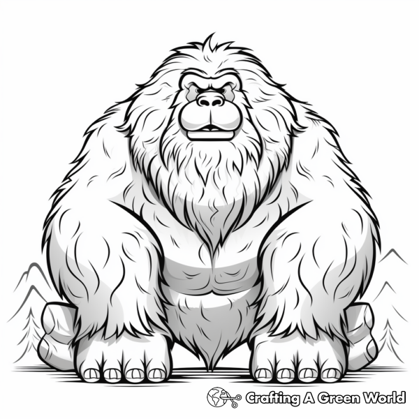 Yeti Coloring Pages - Free & Printable!