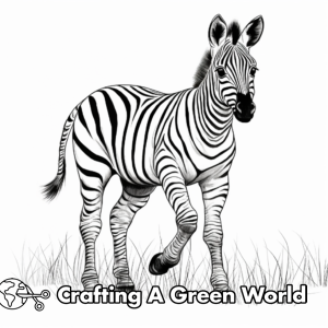 Zebra Coloring Pages - Free & Printable!
