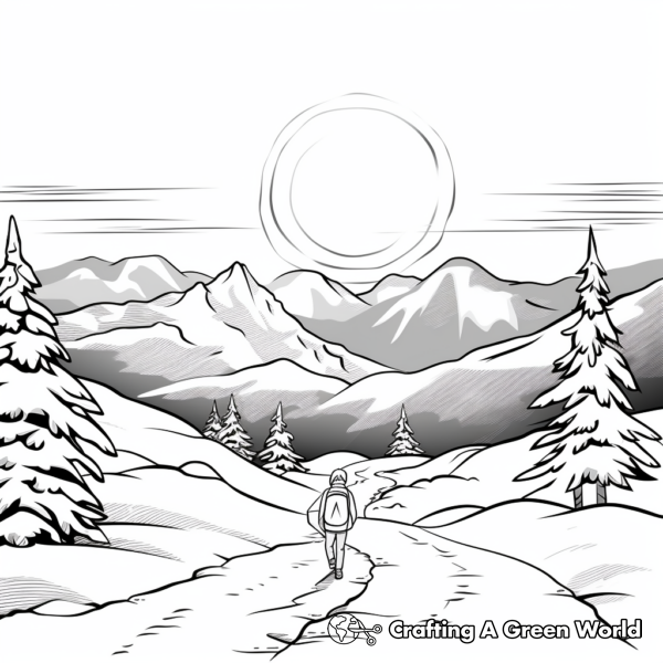 Sunset Coloring Pages - Free & Printable!