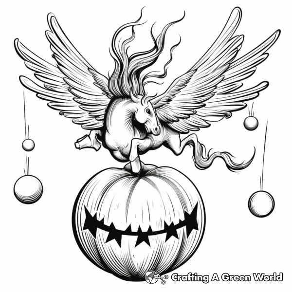 Unicorn Pumpkin Coloring Pages - Free & Printable!