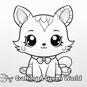 Kawaii Animals Coloring Pages - Free & Printable!