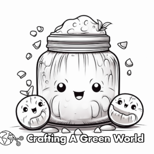 Jam And Jelly Coloring Pages - Free & Printable!