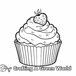 Cupcake Coloring Pages - Free & Printable!