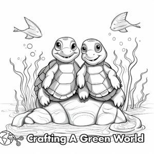 T Is For Turtle Coloring Pages - Free & Printable!