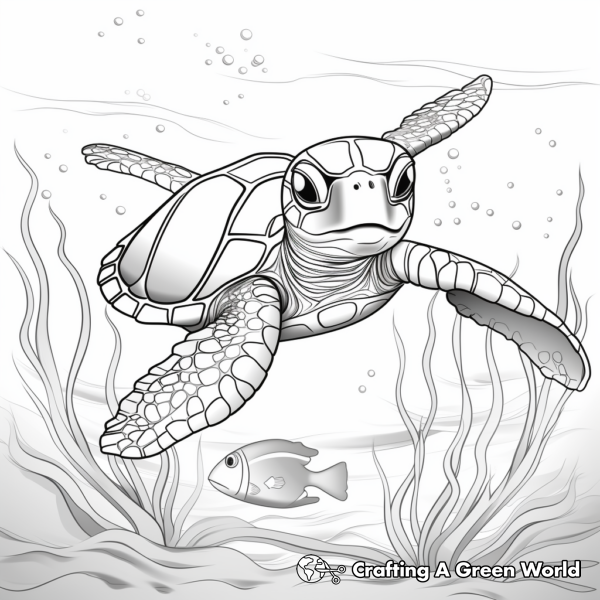 Sea Turtle Coloring Pages - Free & Printable!