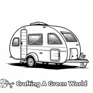 Camper & RV Coloring Pages - Free & Printable!