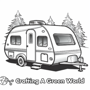 Camper & RV Coloring Pages - Free & Printable!