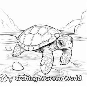 T Is For Turtle Coloring Pages - Free & Printable!