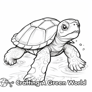 T Is For Turtle Coloring Pages - Free & Printable!