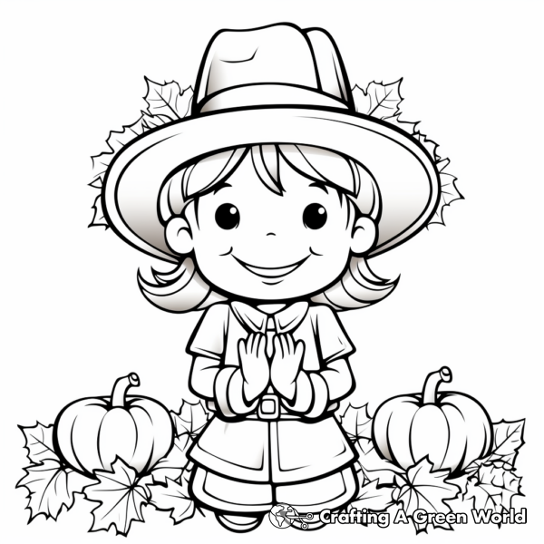 Easy Thanksgiving Coloring Pages - Free & Printable!